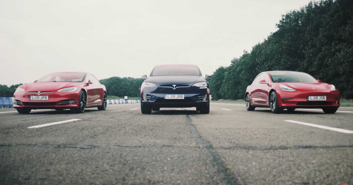 Drag Race: Ποιο είναι το ταχύτερο μοντέλο της Tesla; (Video)