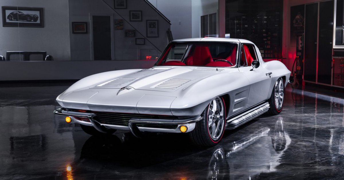 Μία Chevrolet Corvette Split Window με σύγχρονη καρδιά