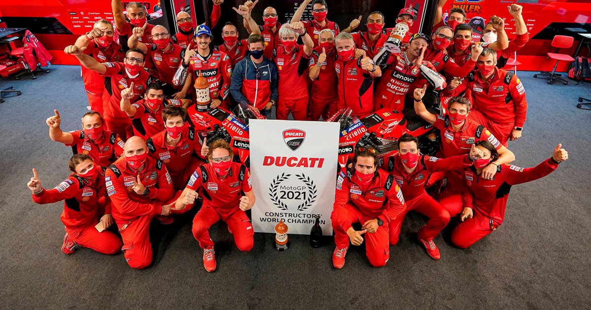 Η Ducati πρωταθλήτρια στο MotoGP για 2η συνεχή χρονιά