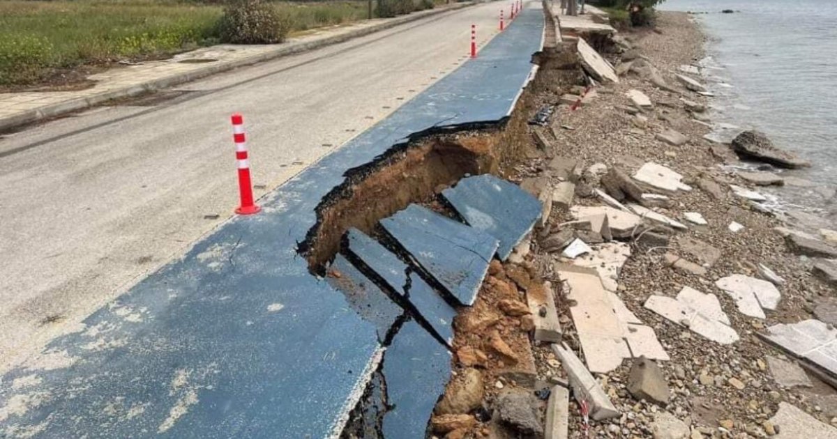 Ανακατασκευάζεται ο δρόμος στο παραλιακό μέτωπο των Μεγάρων