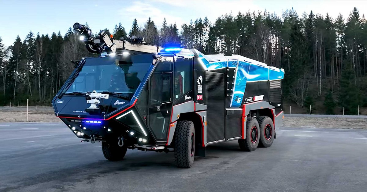 Σοκ και δέος το PHEV πυροσβεστικό όχημα των 1.150 PS (video)