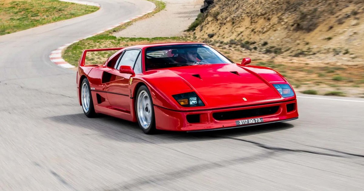 Η Ferrari F40 του Alain Prost βγαίνει «στο σφυρί» (photos)
