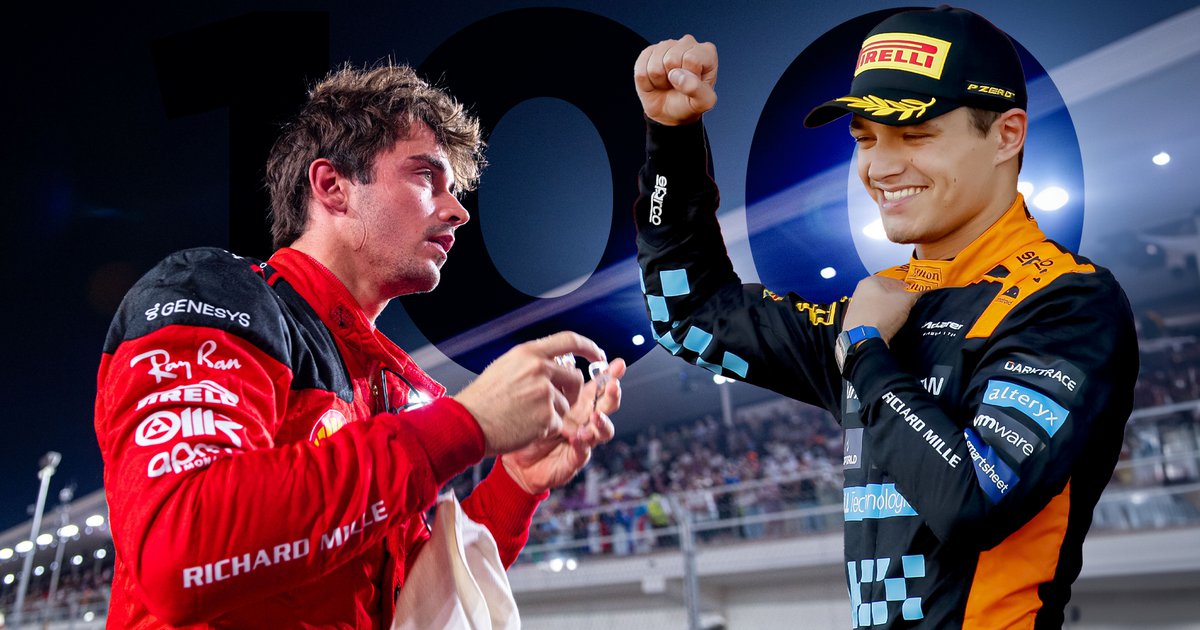 Στον δρόμο για τα 100: Πώς συγκρίνονται Charles Leclerc και Lando Norris