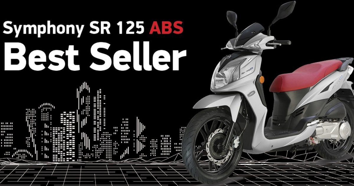 SYM SYMPHONY SR 125i ABS με 0% προκαταβολή και 24 δόσεις