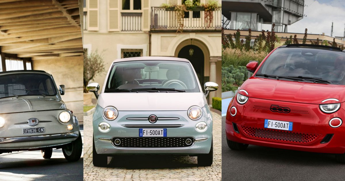 Το Fiat 500 γίνεται 67 ετών - Οι τρεις γενιές που έγραψαν ιστορία