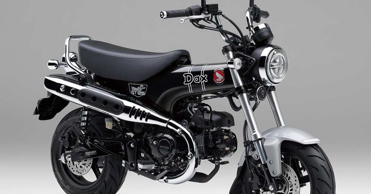 Honda ST125 Dax 2024: Μαυρίζει και αποκτά νέα αξεσουάρ