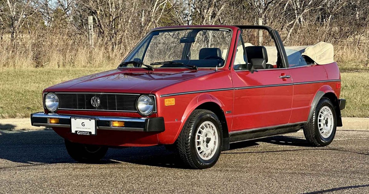 Πανέμορφο Volkswagen Golf cabrio του 1982 πωλείται... σε όποιον το ...