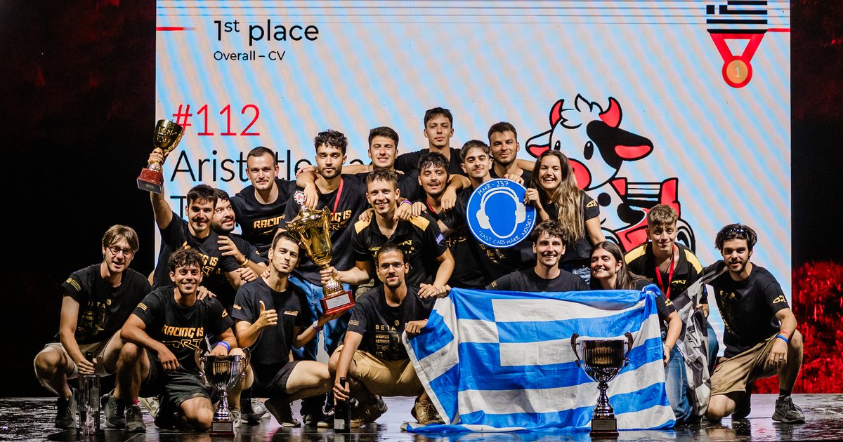 Aristotle Racing Team: Για πρώτη φορά στην κορυφή διαγωνισμού Formula ...